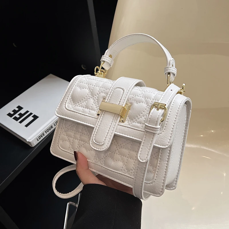 Women-s-Fashion-Square-Handbag-Luxury-PU-Leather-Solid-color-Messenger ...