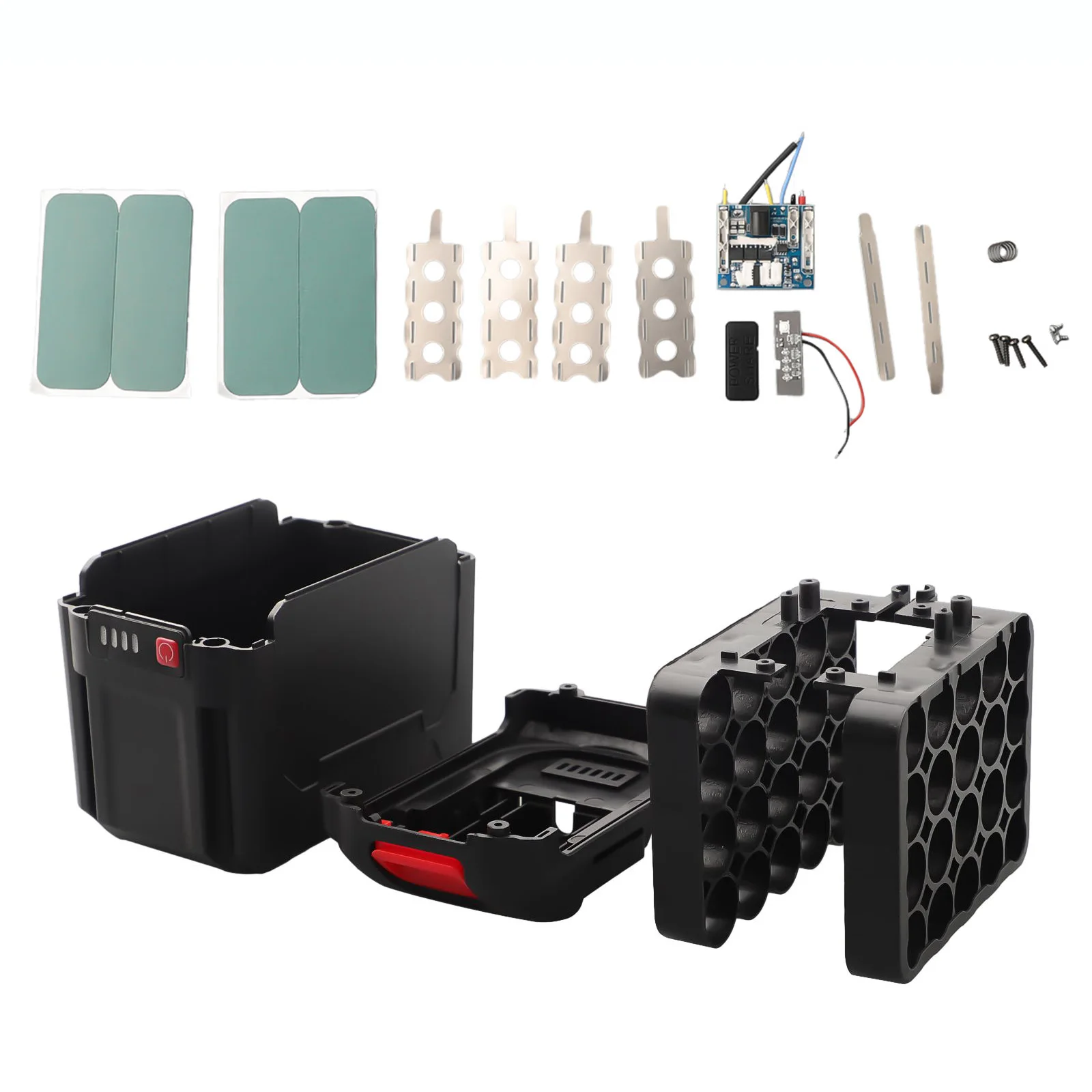 Battery-Shell-Plastic-Battery-Case-Storage-Box-10-15-20-Cores-For-5 ...