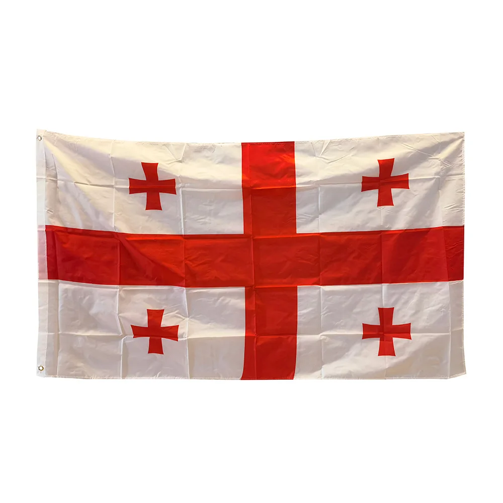 Georgia-Flag-90x150cm-Polyester-Double-Sides-Printed-GEO-GE-Georgian ...