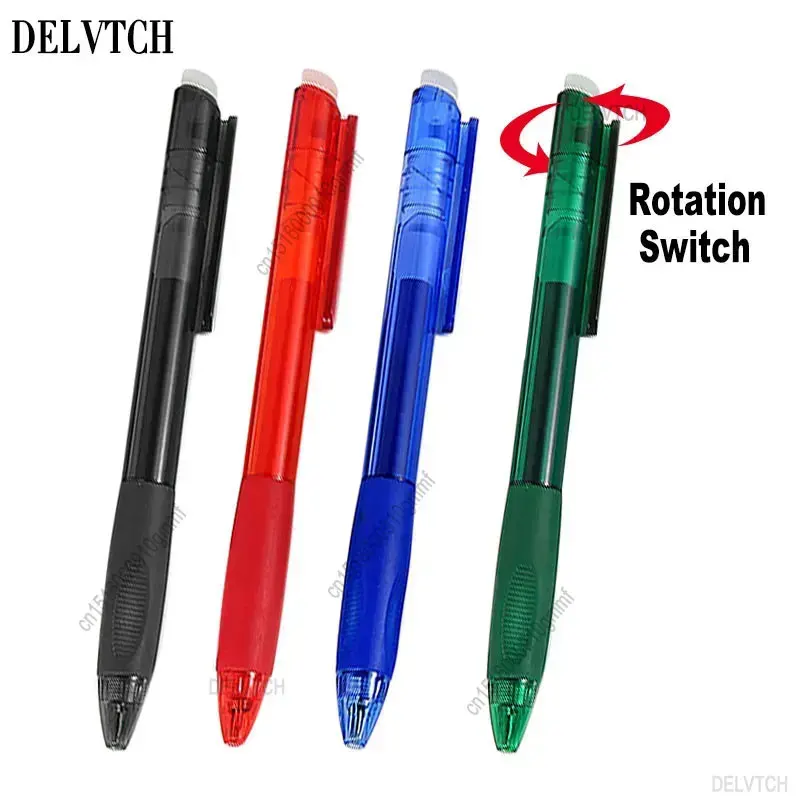 DELVTCH 0.7mm 0.5mm Erasable Pen Refill Blue Black 8 Color Ink Handle ...