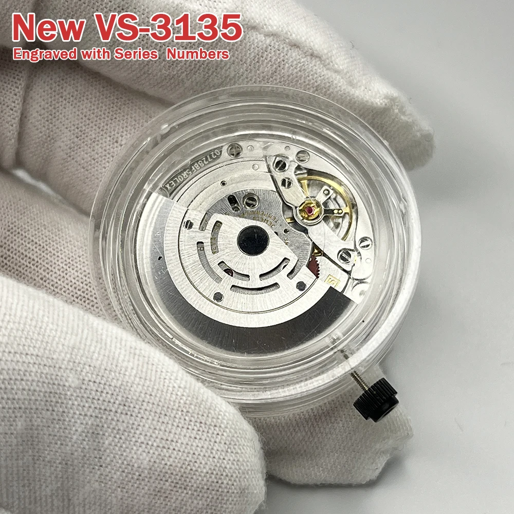New VS-3135 Automatic Mechanical Movement High Accuracy Blue Balance ...