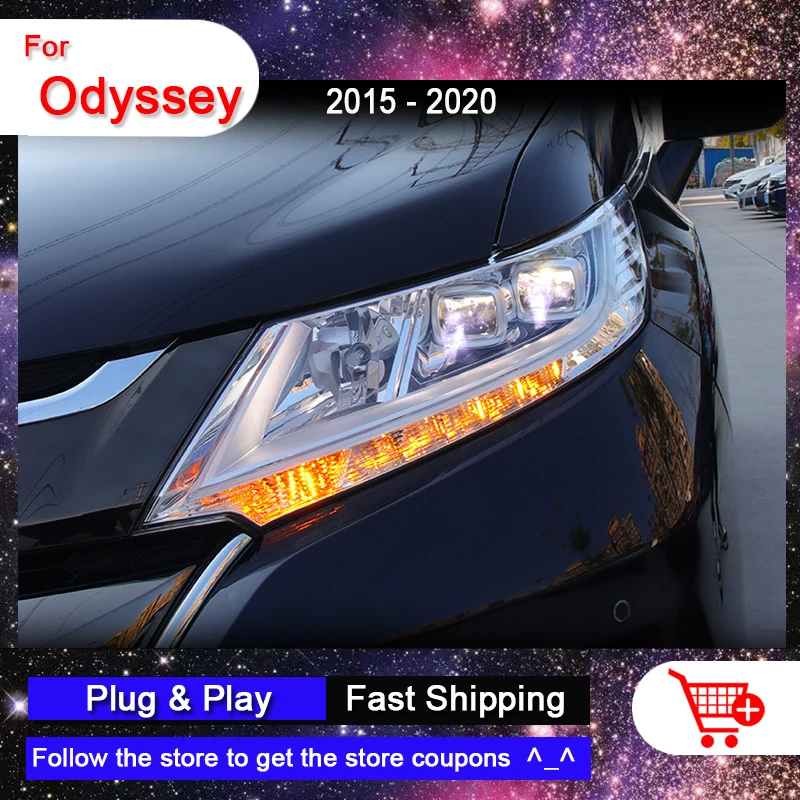 Car-Styling-Headlights-Fit-for-Honda-Odyssey-2015-2020-LED-DRL-Dymanic ...