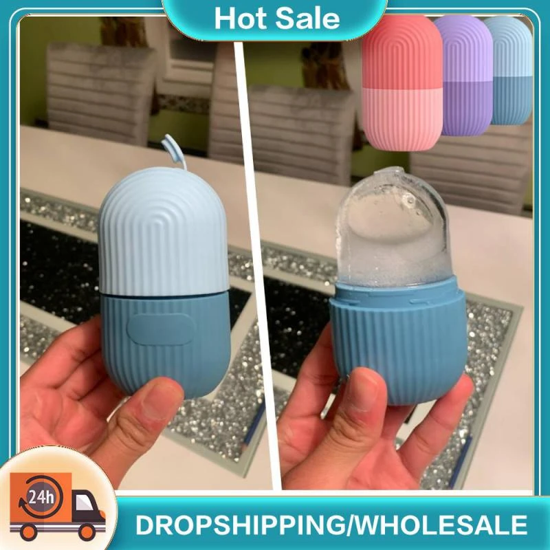 1PC Facial Ice Mold Silicone Face Massager Skin Care Beauty Lifting ...