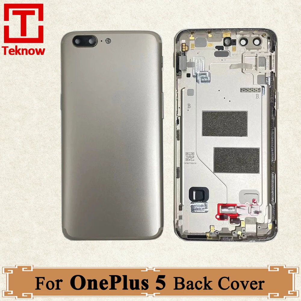 100-Original-For-Oneplus-5-Back-Housing-Back-Battery-Cover-Oneplus5 ...