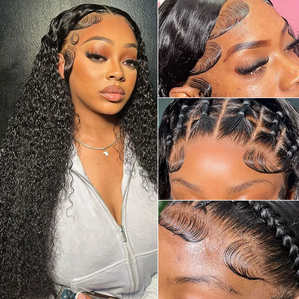 Wigs-30-40-Inch-Brazilian-Remy-4x4-Water-Wave-Transparent-Lace-Front ...