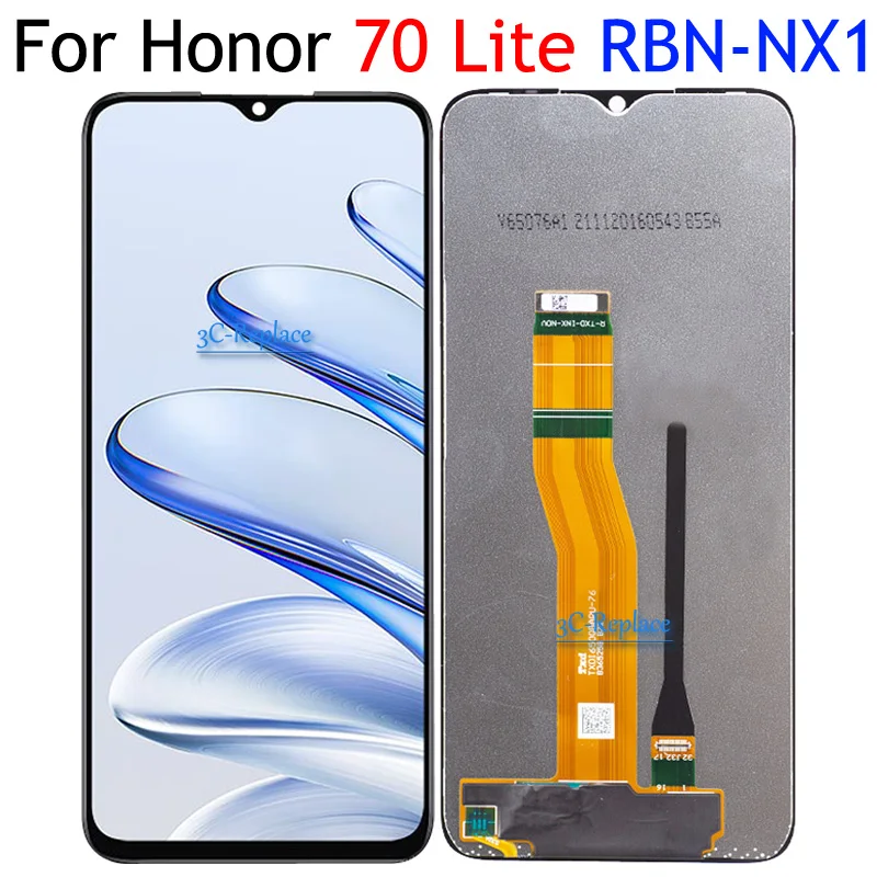 6-5-Original-Black-For-Huawei-Honor-70-Lite-RBN-NX1-LCD-Display-Touch ...