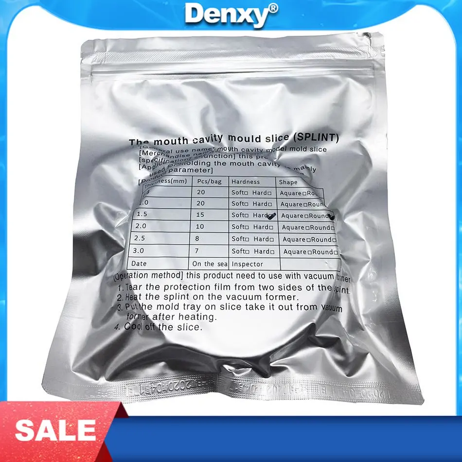 Denxy-1-Pack-Round-Ortho-Vacuum-Forming-Sheet-Dental-Lab-Splint ...
