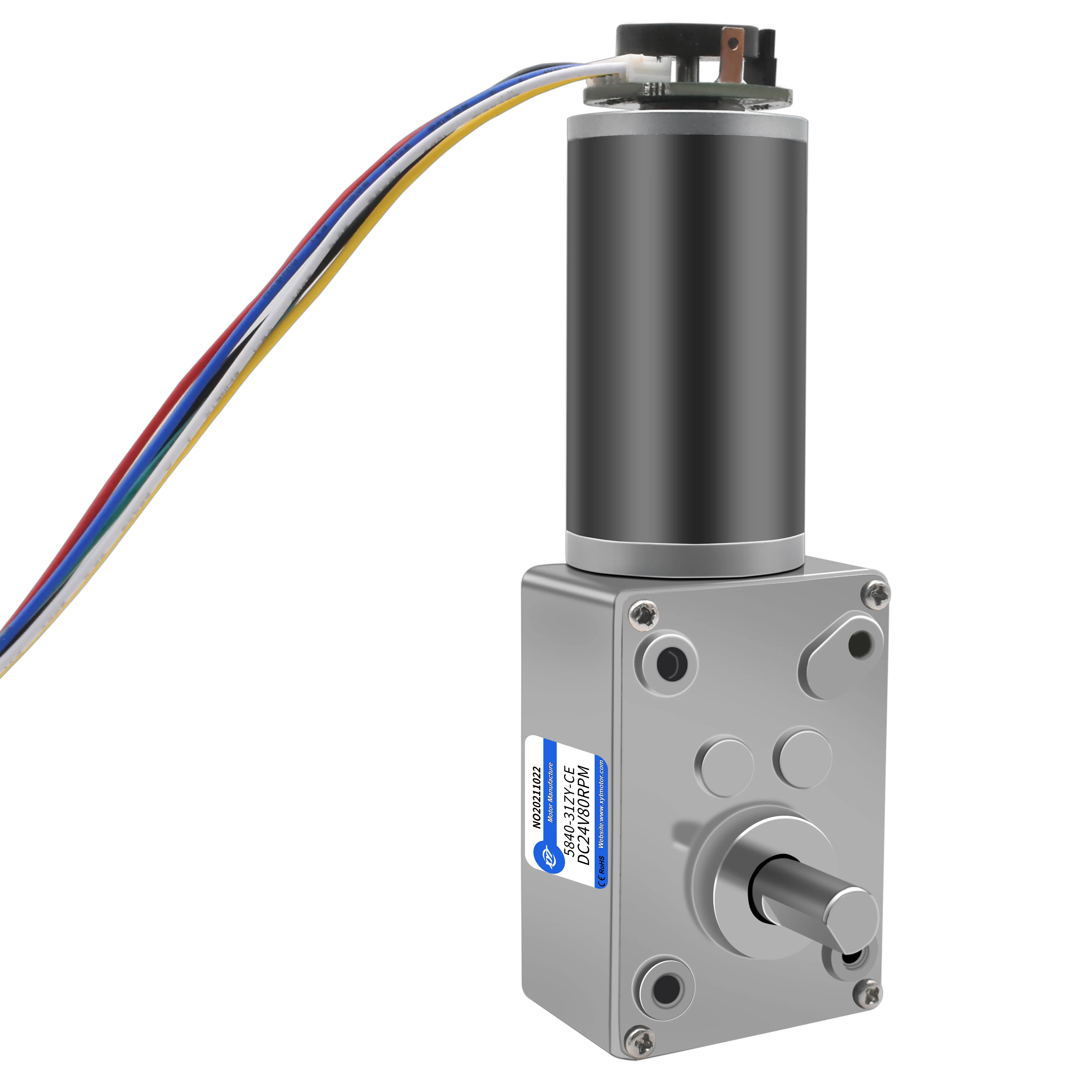 XYT-5840-31ZY-High-Torque-Low-Rpm-12v-24v-70kg-cm-Brush-Electric-Gear ...