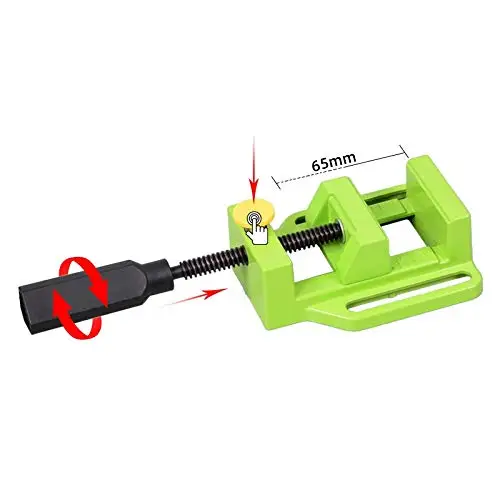 1pcs 2.5 Inch Bench Flat Vise Tong Multifunction Aluminum Drill Press ...