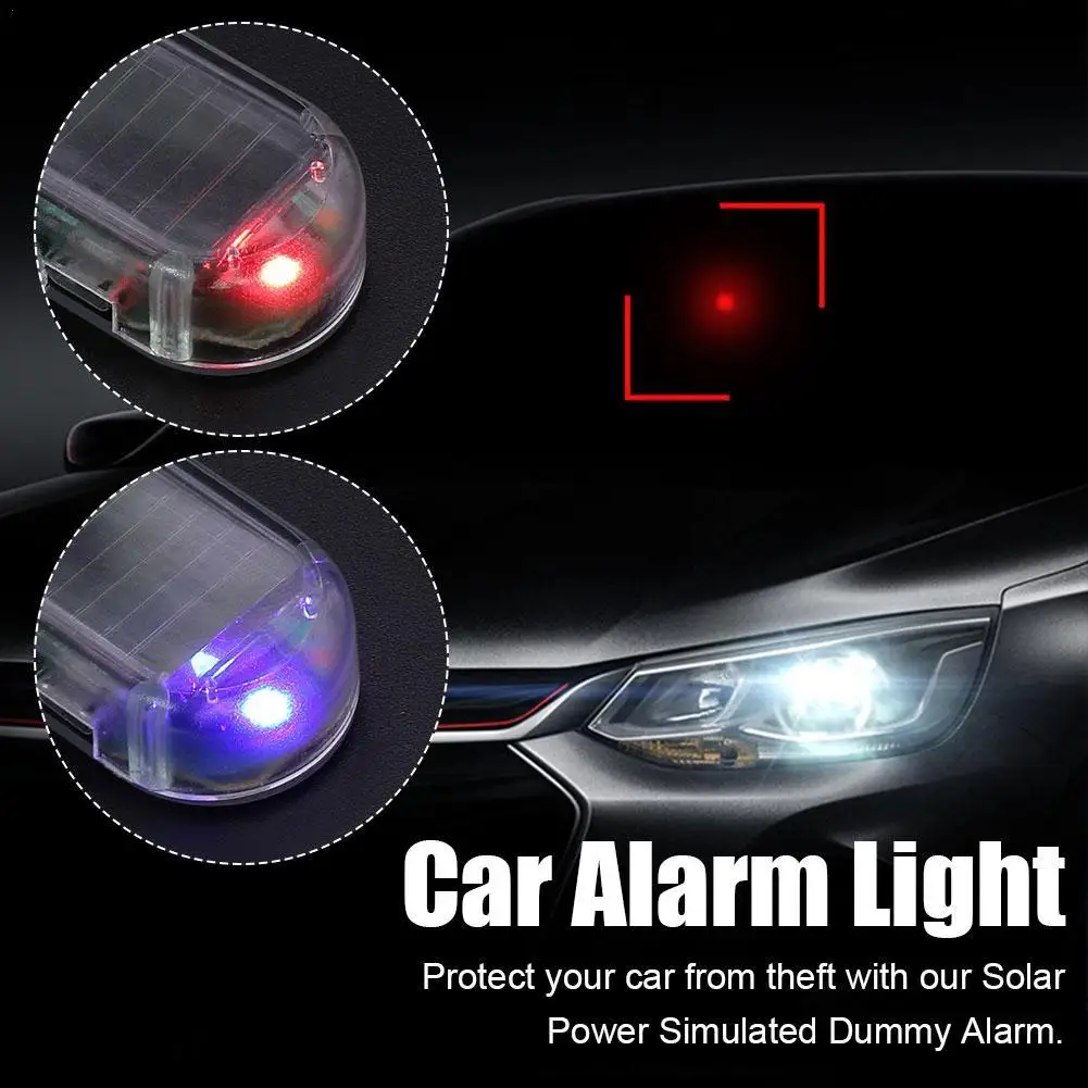 Dummy-Alarm-Warning-Anti-Theft-LED-Car-Fake-Security-Light-Solar ...