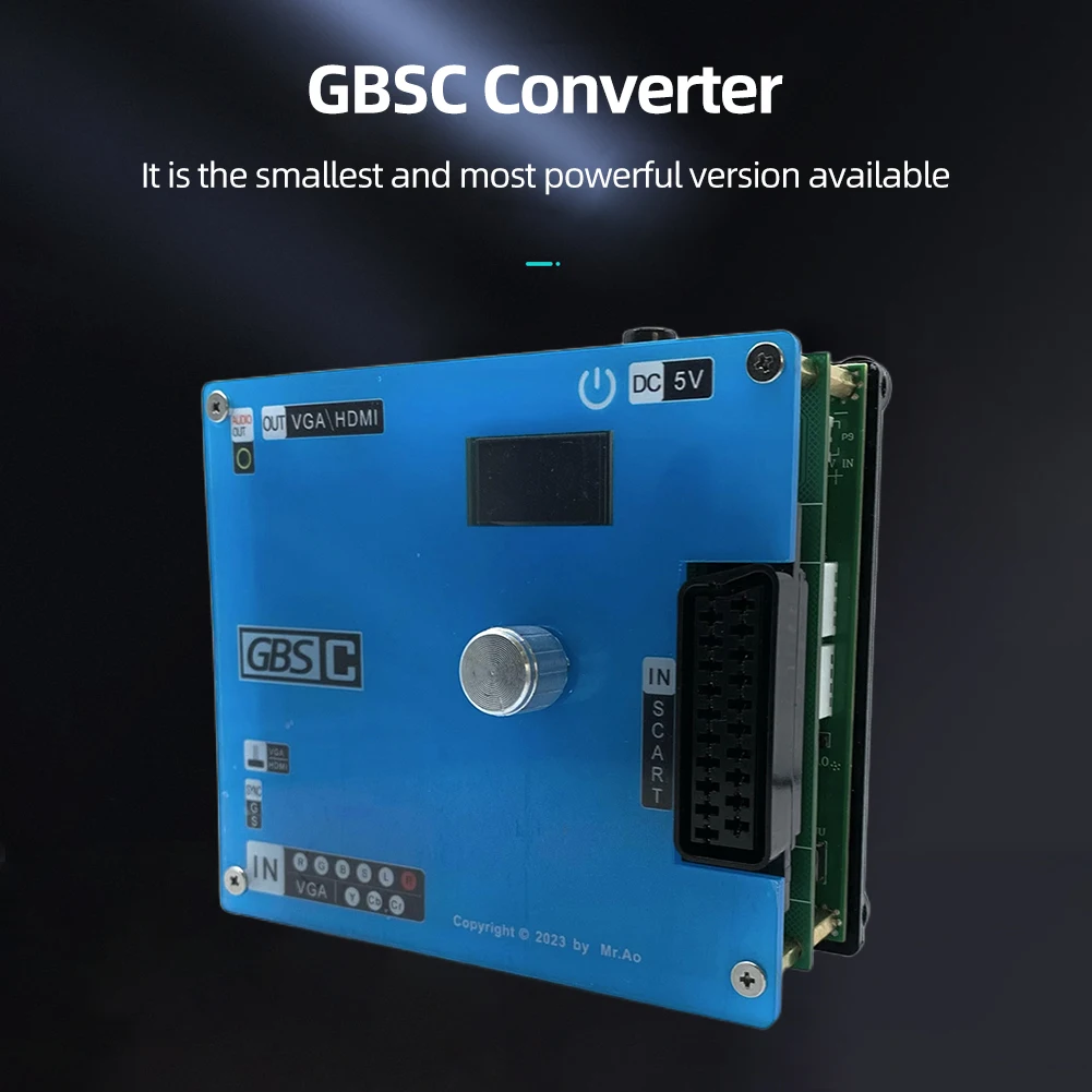 GBS Control Video Converter Supports 1080P GBSC Converter Arcade Game ...