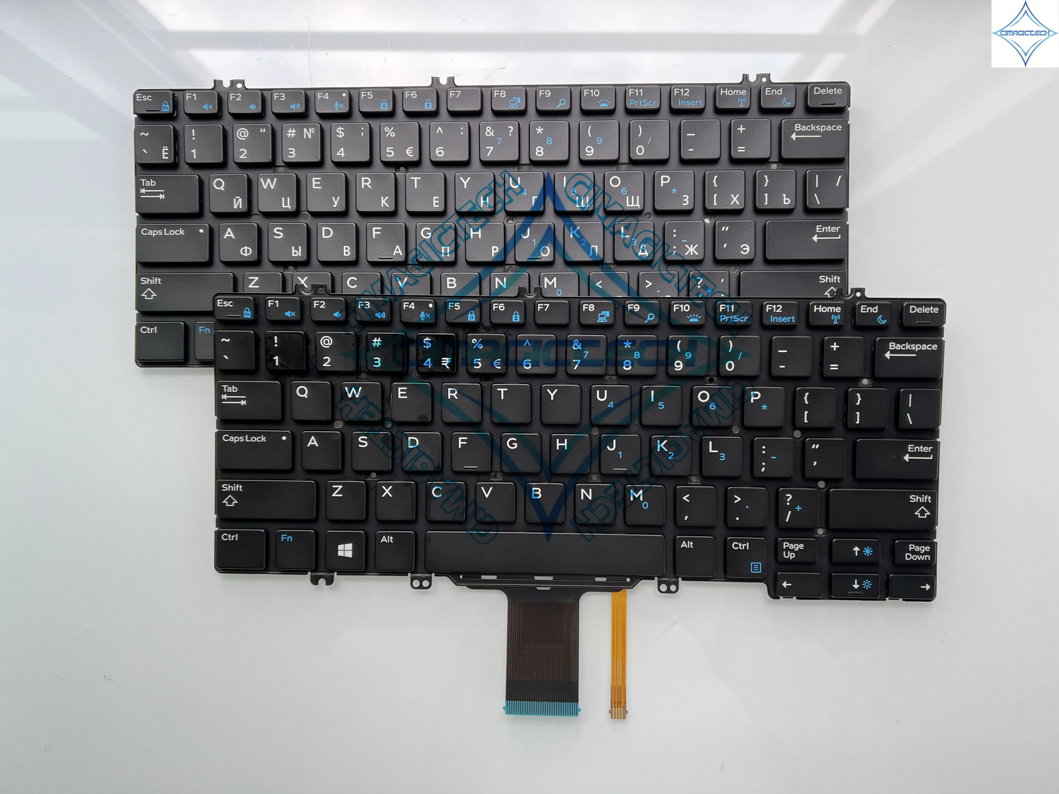 New US Russian RU AR Arabic Backlit For Dell Latitude E5280 E5289 E7280 ...