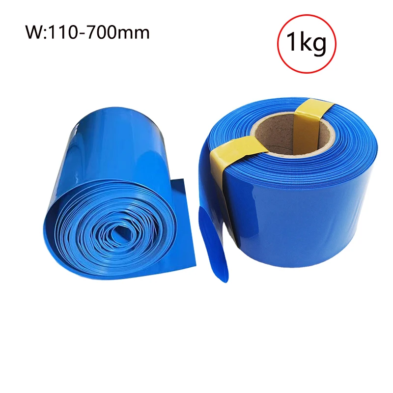 1kg-Blue-PVC-Heat-Shrinkable-Tube-18650-21700-26650-32650-Lithium ...