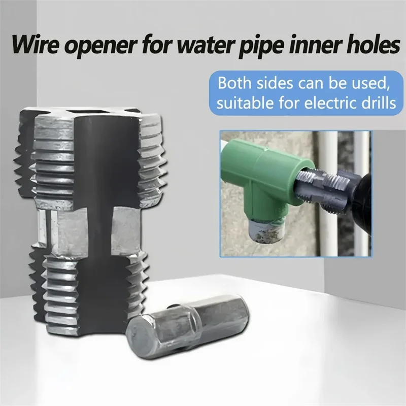 2pcs Pipe Threader Maker Kit for Electric Drill Professional Thread ...