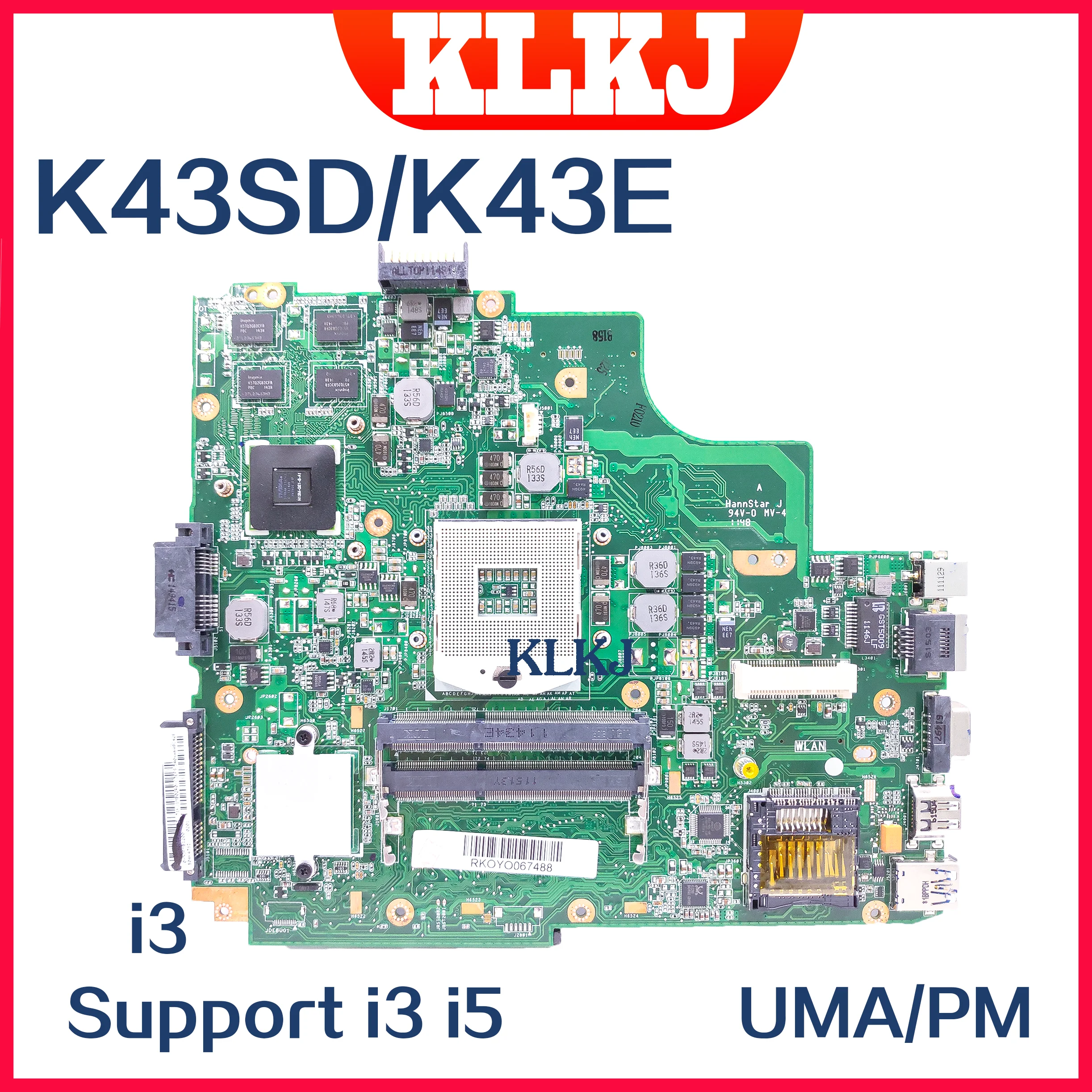 Dinzi-K43SD-Laptop-Motherboard-For-ASUS-K43SD-K43S-K43E-Notebook ...