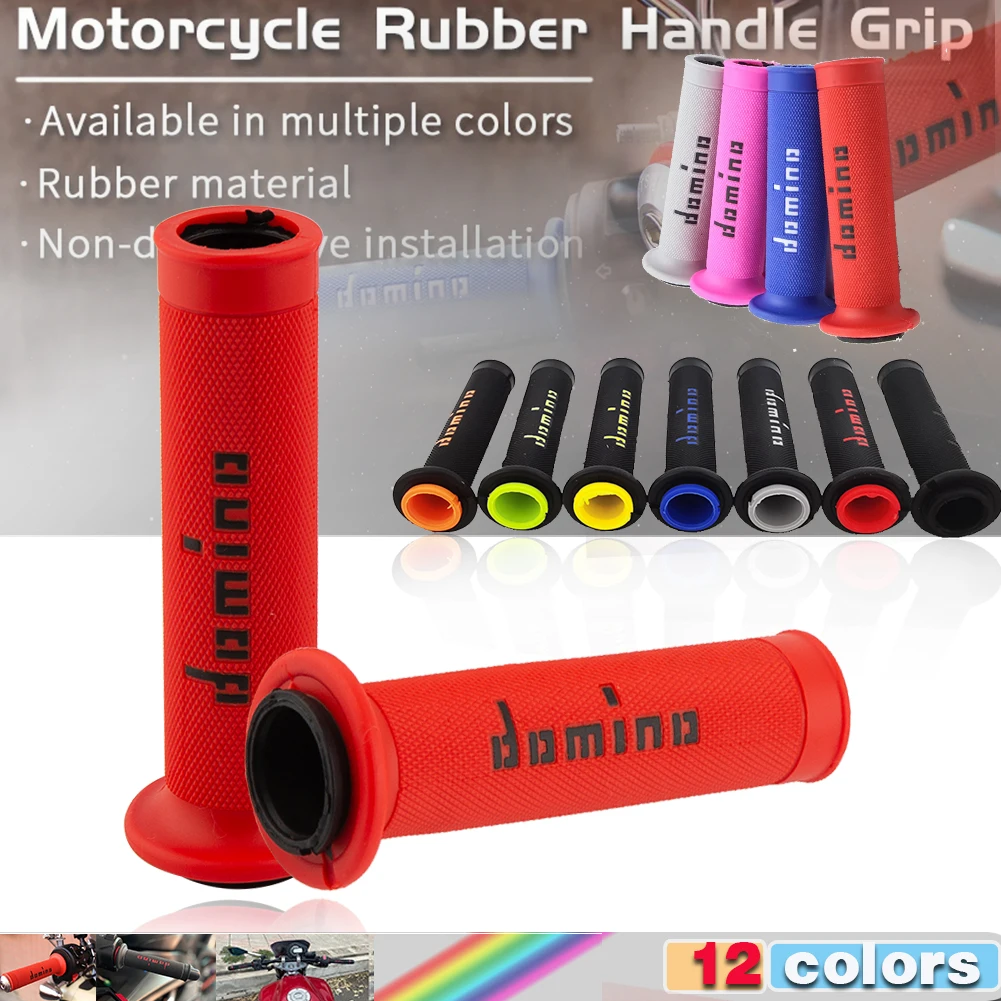 Motorcycle-Handlebar-Grip-Domino-Handle-Grip-ATV-Dirt-Pit-Bike-Racing ...