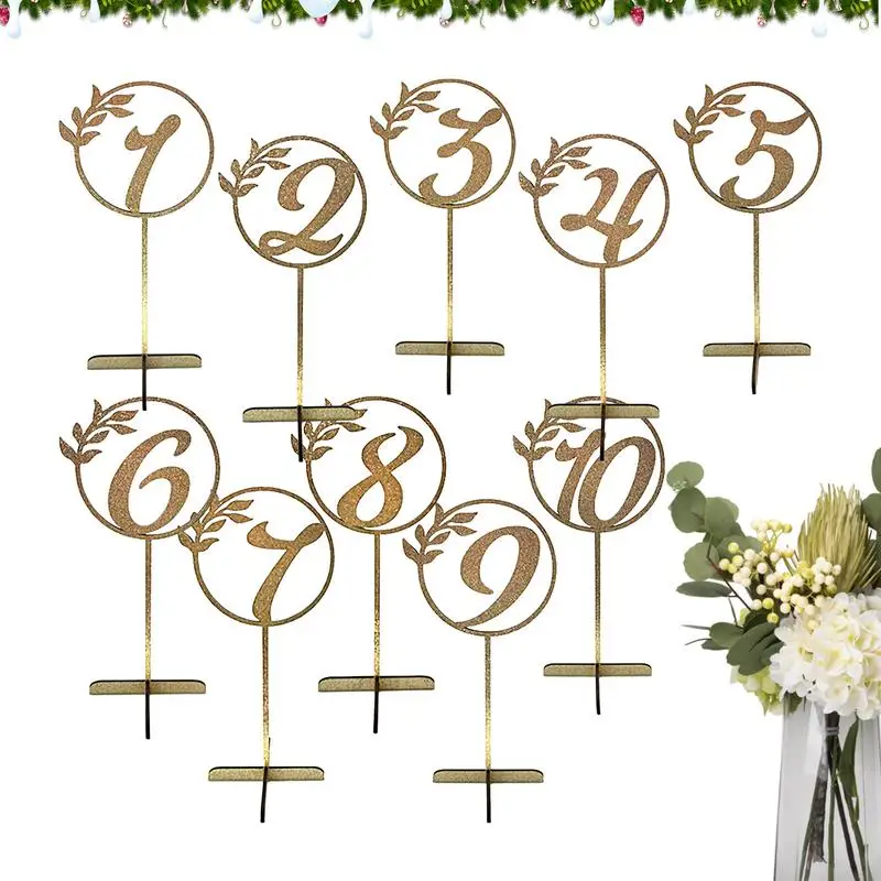 Wooden-Table-Numbers-10pcs-Wedding-Sign-Reusable-1-To-10-Wood-Wedding ...