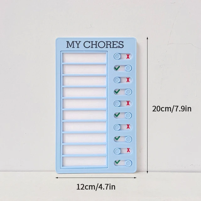 My Chores Reusable Checklist Board Daily Task Planning Board Hanging ...