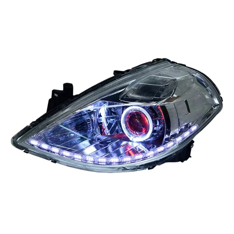 For-Nissan-Tiida-LED-Headlight-assembly-DRL-daytime-running-light-lamp ...