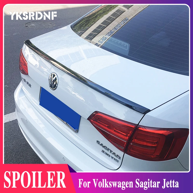 Use For Volkswagen Vw Jetta Mk6 2012--2018 Year Spoiler Abs Plastic ...