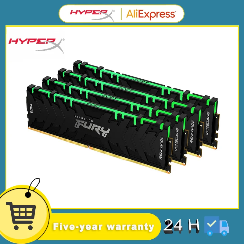 Hyperx-DDR4-Ram-Fury-Renegade-RGB-Memory-DDR4-8GB-16G-3600MHz-PC-RAM ...