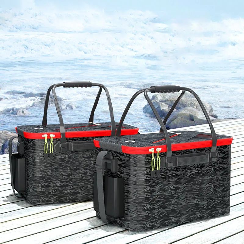 Fishing-Tools-Foldable-Live-Fish-Bucket-EVA-Sealing-Waterproof-Fish-Bag ...