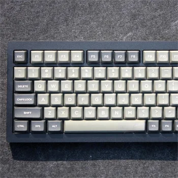 130 Keys Minimalist Gray DSA Keycaps For Cherry MX Switch Mechanical ...