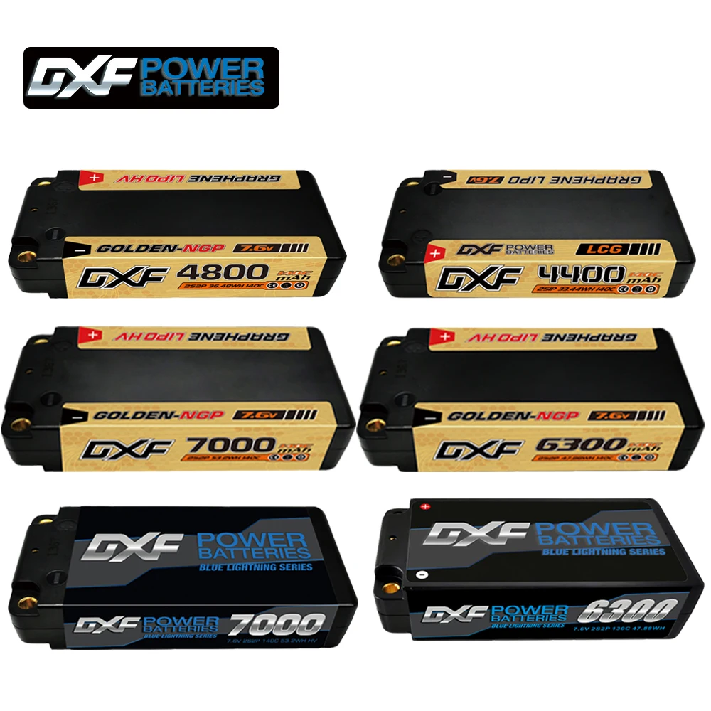 DXF-Lipo-Battery-2S-Shorty-HV-7-6V-6300mah-7000mah-4800mah-4400mah ...