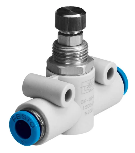 German Original Festo Festo One-way Throttle Valve Gr-qs-4-6-8-10-12 ...
