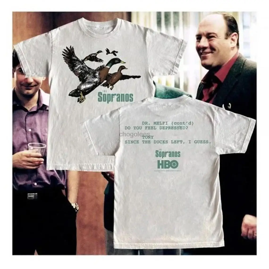 Camiseta-de-la-pel-cula-Ducks-The-Sopranos-divertida-camiseta-gr-fica ...
