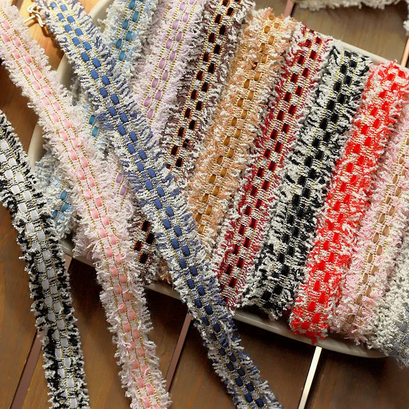 Vintage-Cotton-Thread-Row-Webbing-Clothing-Fabric-Decoration-Collar ...