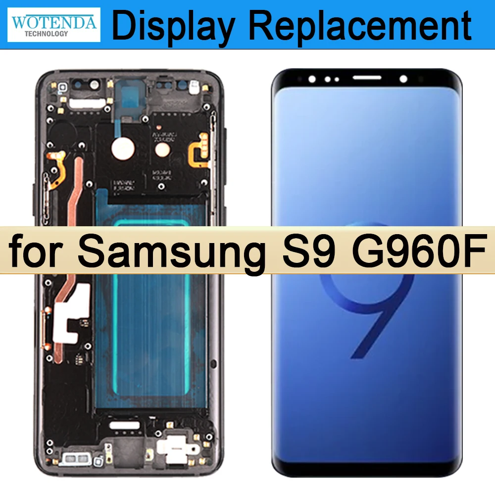 5-8-High-Quality-Super-AMOLED-Display-For-Samsung-S9-LCD-Display-SM ...