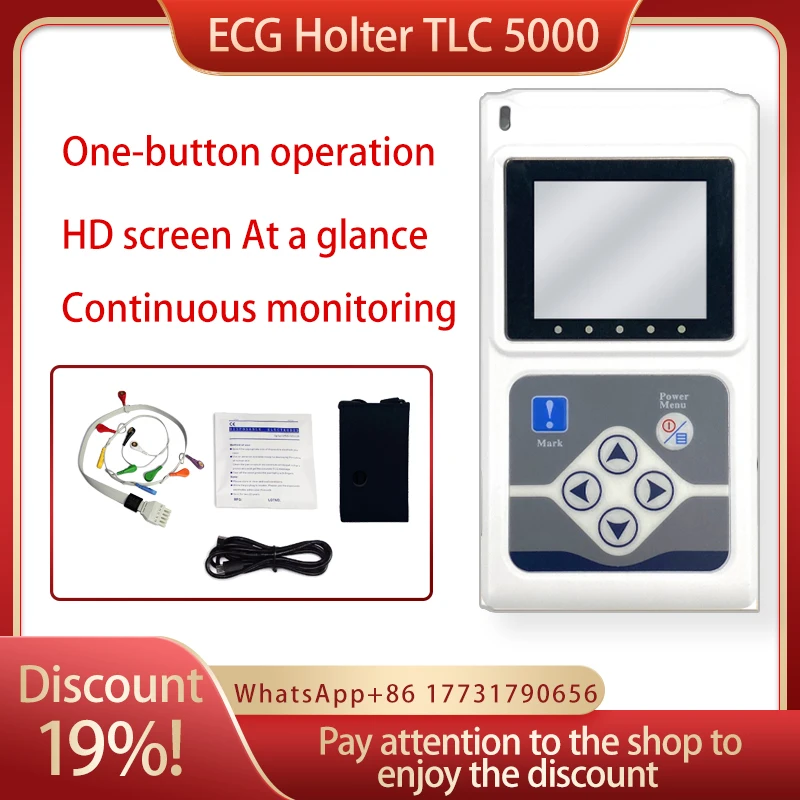 CONTEC-TLC5000-12-canales-ECG-Holter-ECG-24-horas-Software-de-Monitor ...