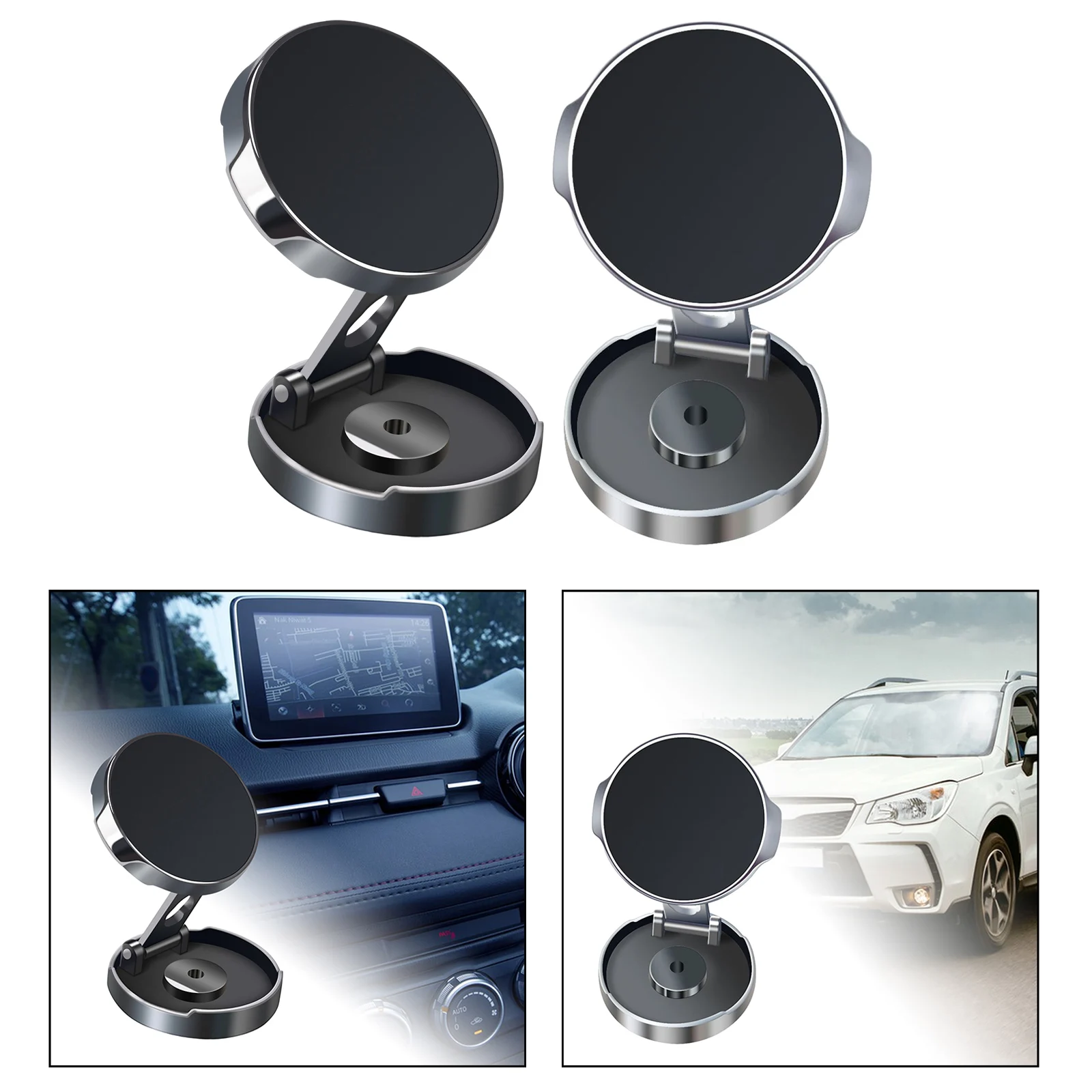 Folding Magnetic Phone Mount Holder for Car Phone Holder Bracket ...