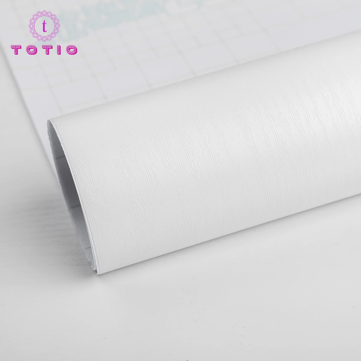 Totio White Wood Wallpaper Self Adhesive White Wood Look Contact Paper ...