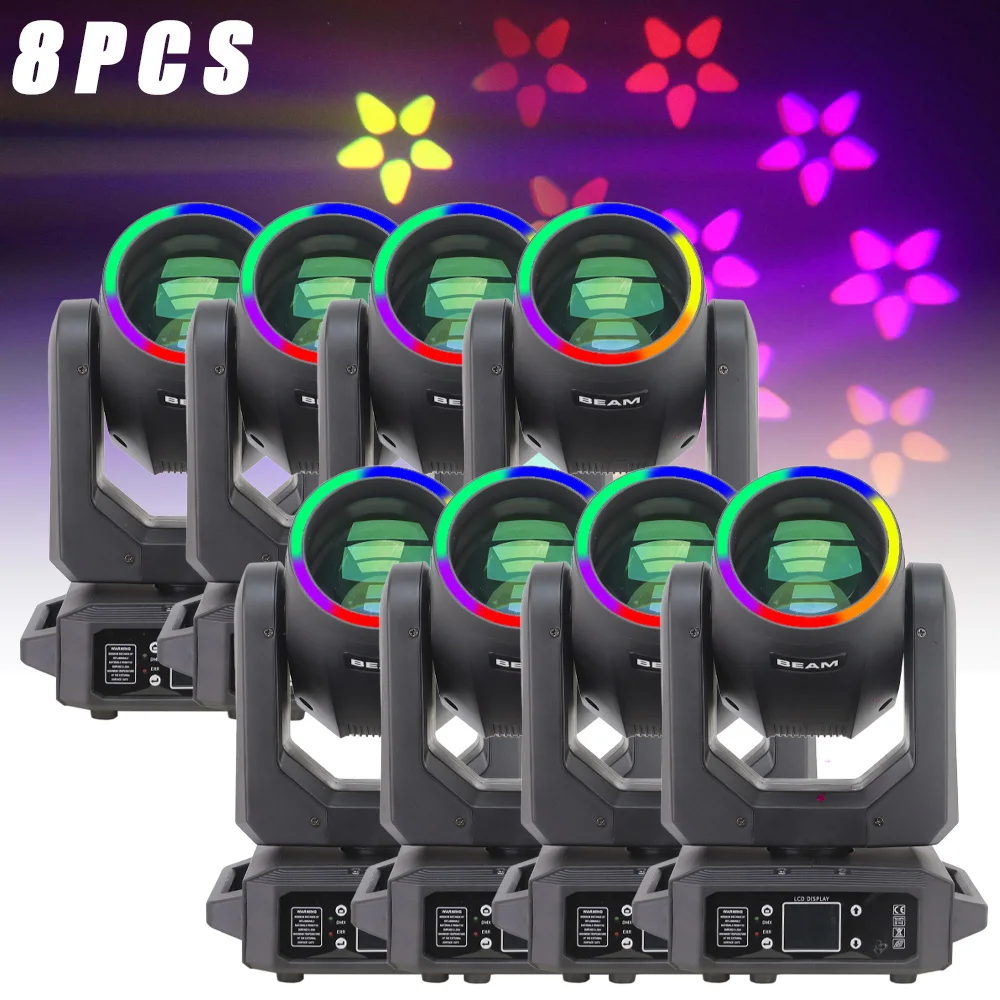 8PCS-LOT-200W-Beam-Spot-RGB-Aperture-DMX-Moving-Head-Stage-Lighting ...