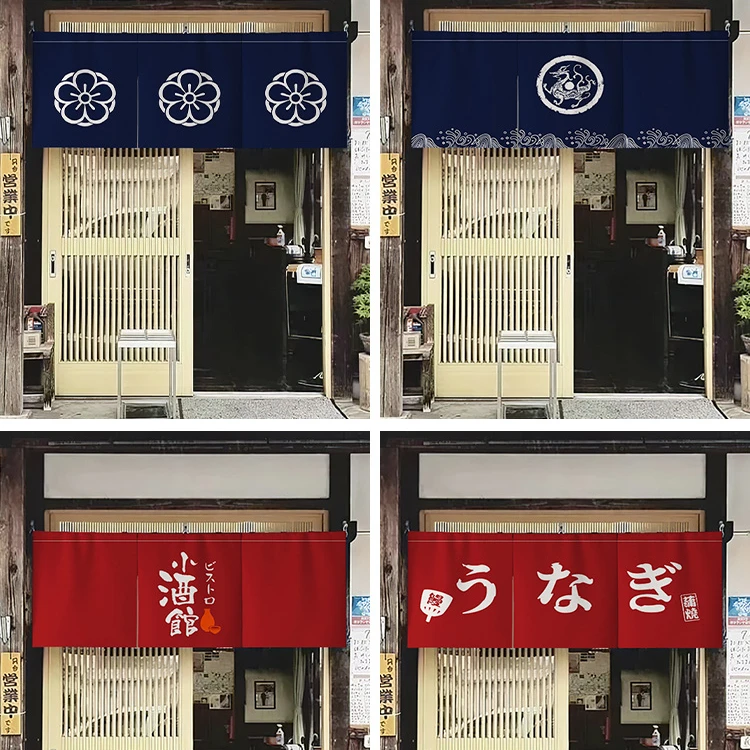 Japanese-Style-Horizontal-Curtain-Storefront-Kitchen-Partition-Sushi ...