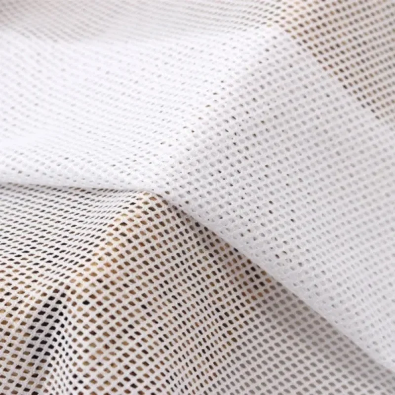 155x45cm Low-stretch 2x2 Polyester Honeycomb Mesh Fabric For Sewing T ...