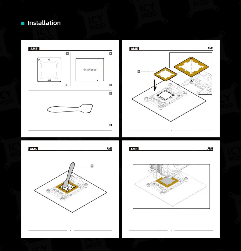 Deepcool Thermal Paste Guard AM5 CPU Cooler Armor For 7950X 7900X 7700X ...