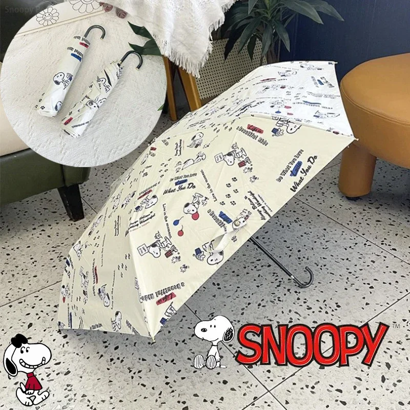 Snoopy-Folding-Umbrella-Sunny-Rain-Dualuse-Universal-Double-Mini ...
