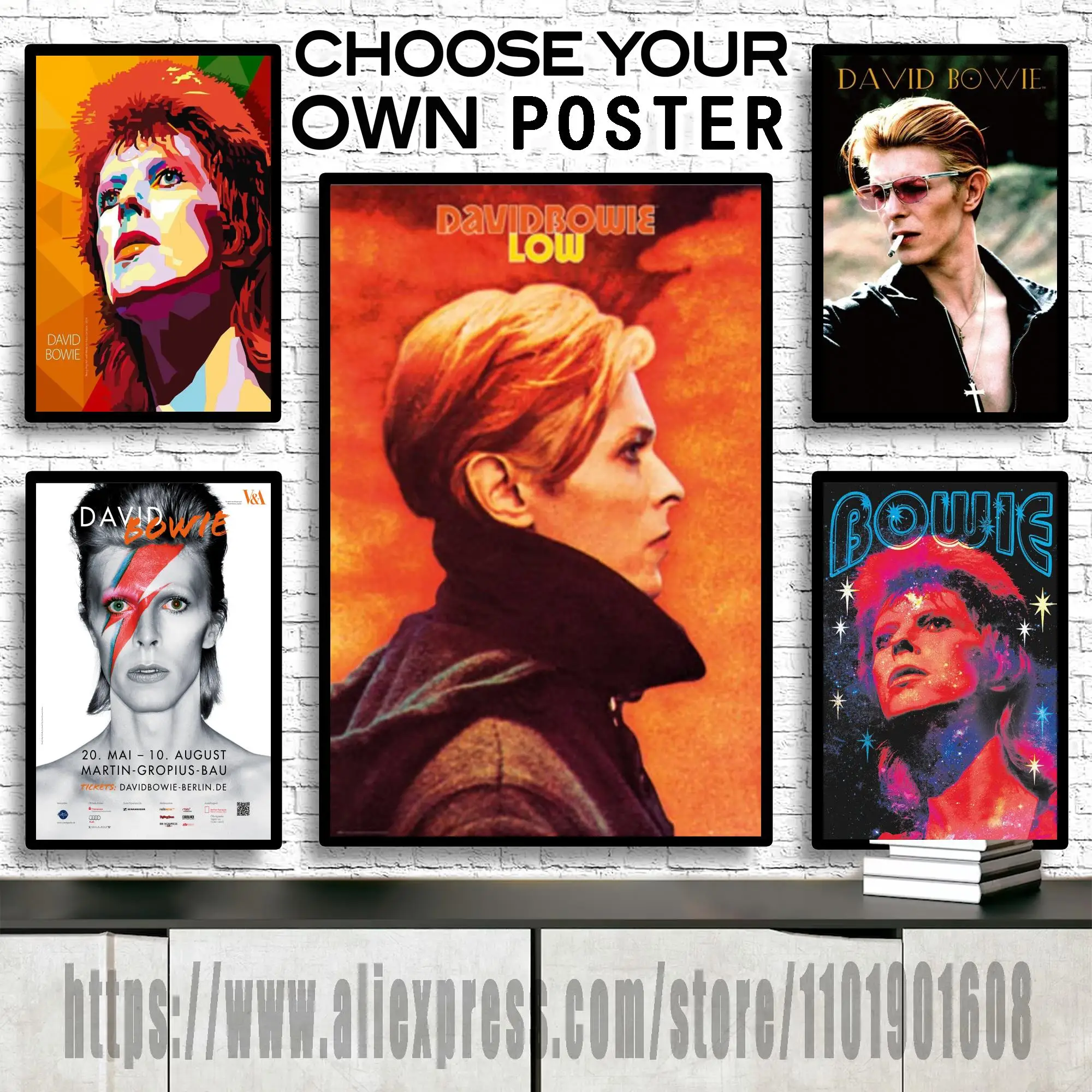 David Bowie Low Poster