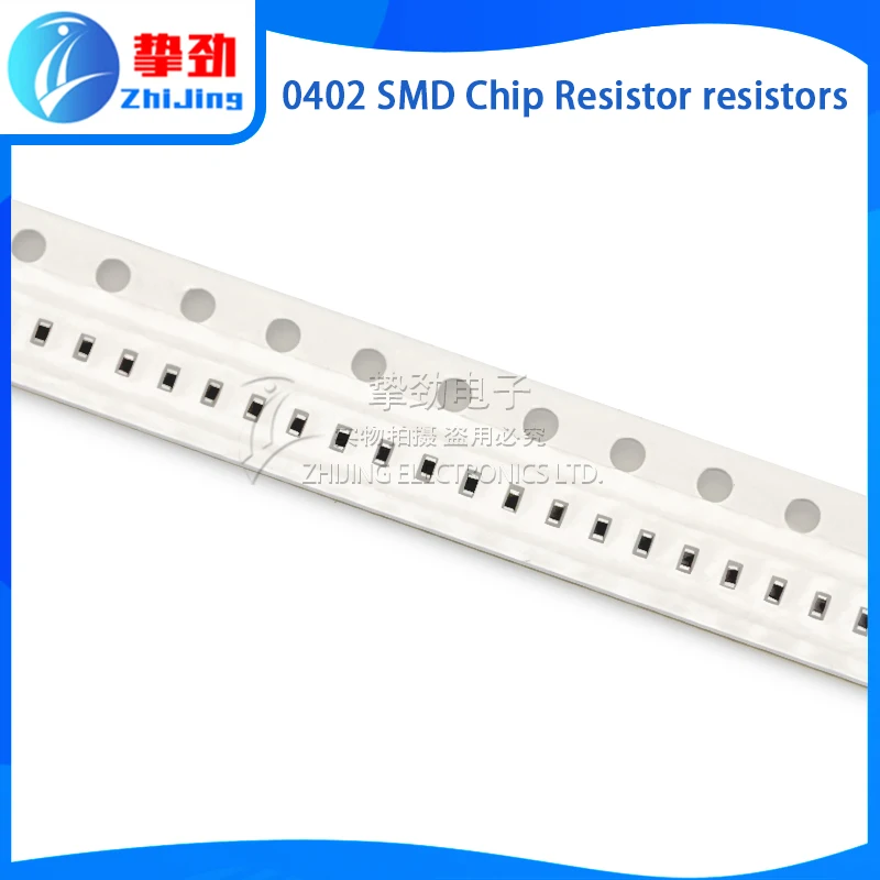 100pcs 0402 1% SMD resistor 1/16W 300R 301R 309R 316R 324R 330R 332R ...