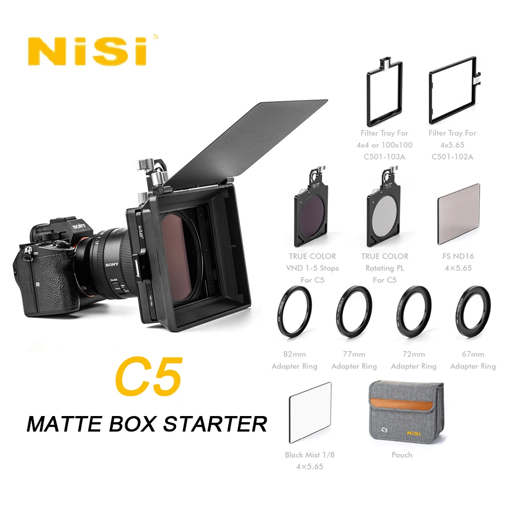 Nisi-caja de C5-matte verdadero para Principiantes/cineastas/Kit de ...