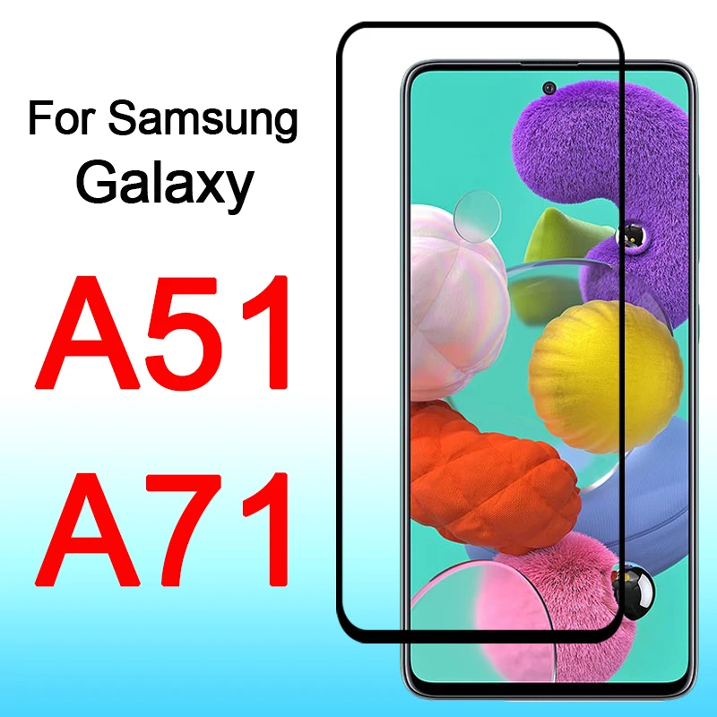 A71 a51 protective glass on for Samsung Galaxy a 51 71 Screen Protector ...