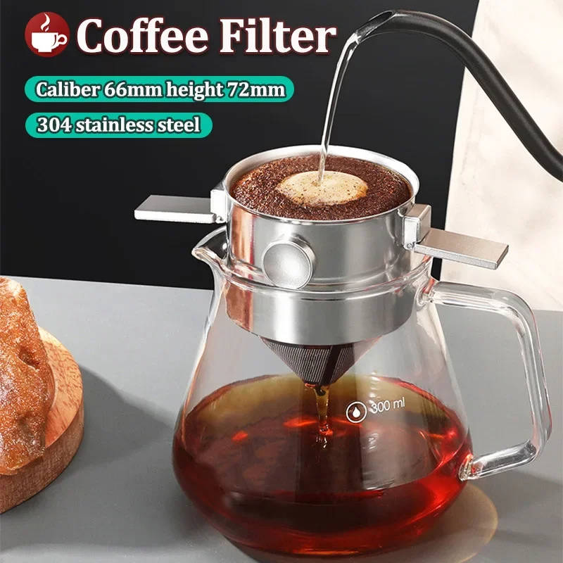 Mini-Foldable-Coffee-Filter-Travel-Portable-Stainless-Steel-Espresso ...