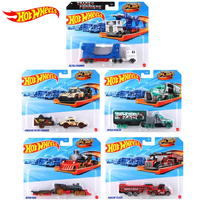 Genuine Hot Wheels Car 1/64 Diecast Track Fleet Porsche 911 Haulin ...