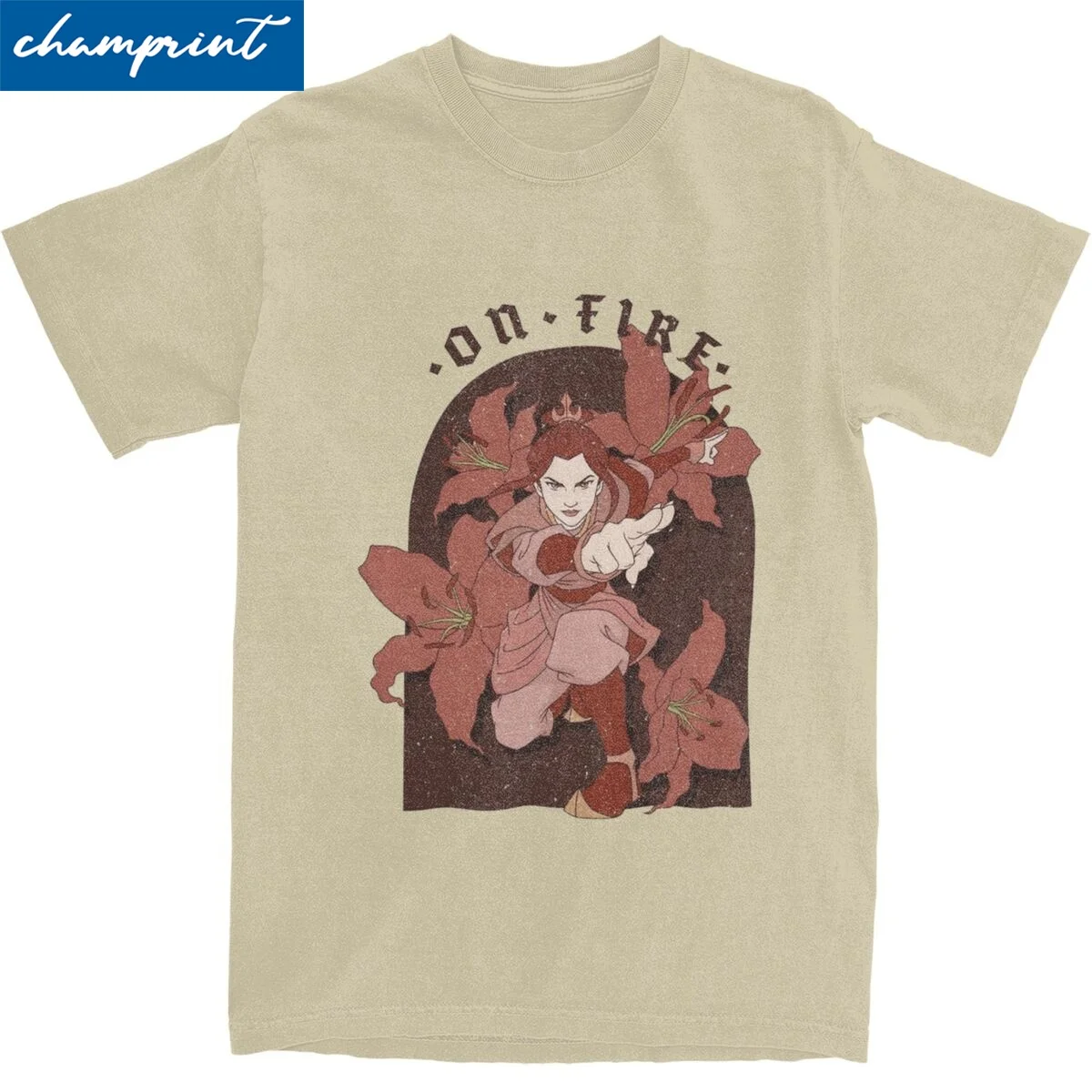 Novelty-Avatar-The-Last-Airbender-Azula-On-Fire-T-Shirt-Men-s-Cotton ...