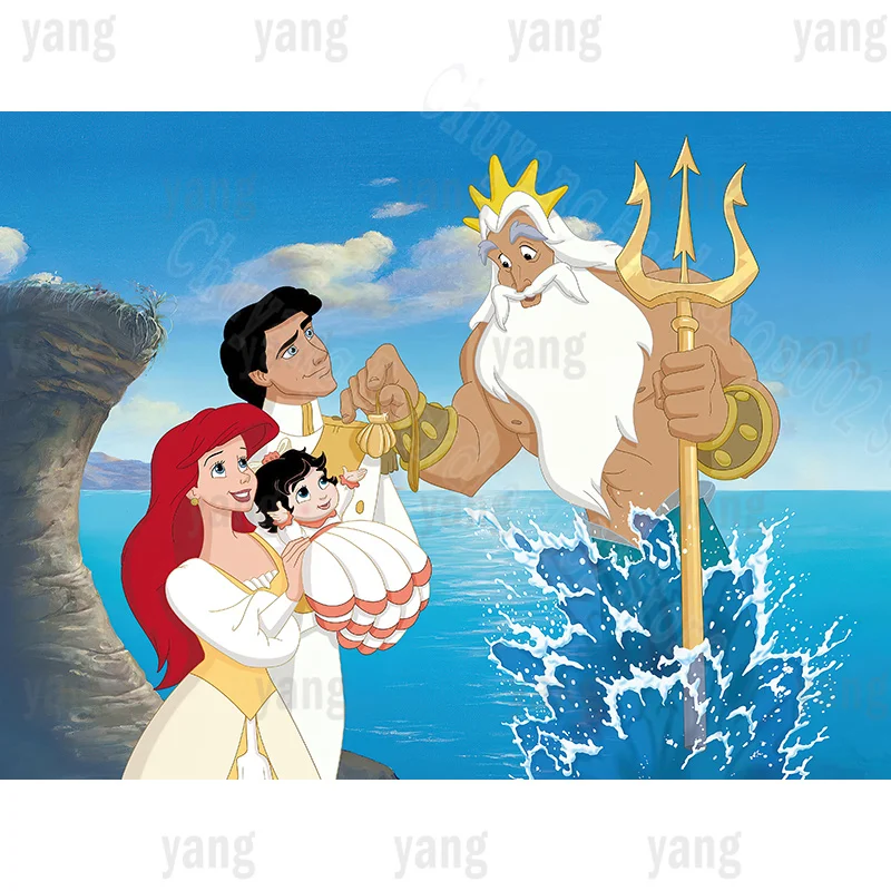 Disney Princess Ariel And Eric Wallpaper