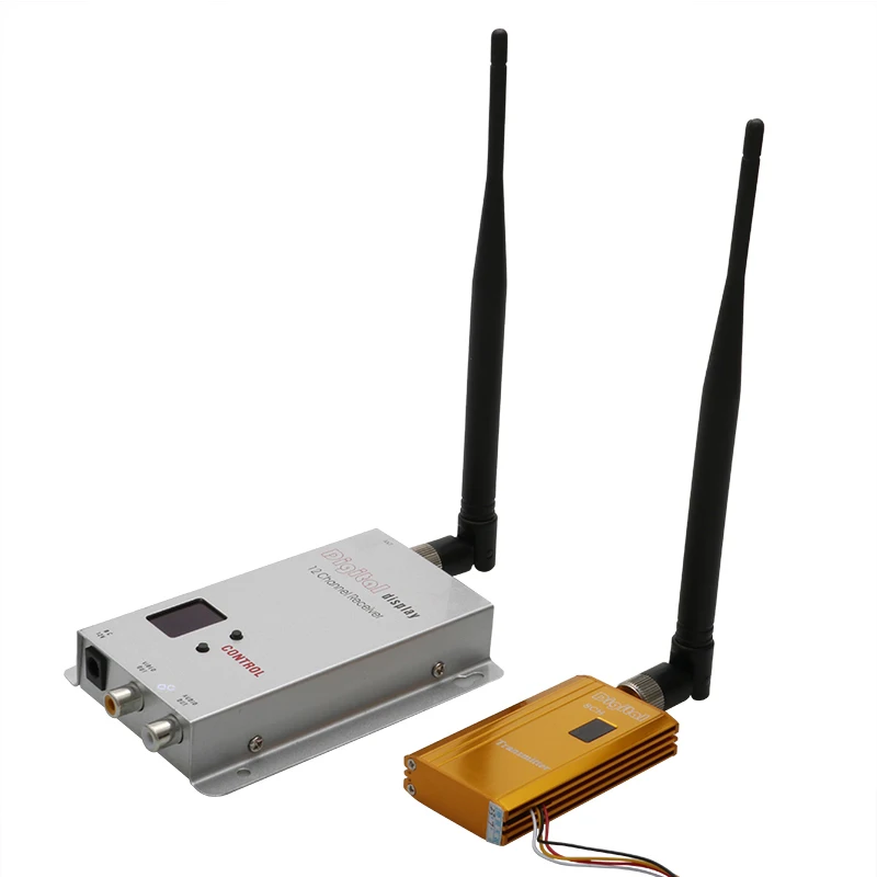 1Set-1-2GHz-1-5W-2W-DC-12V-Wireless-Audio-Video-Transmitter-Receiver ...