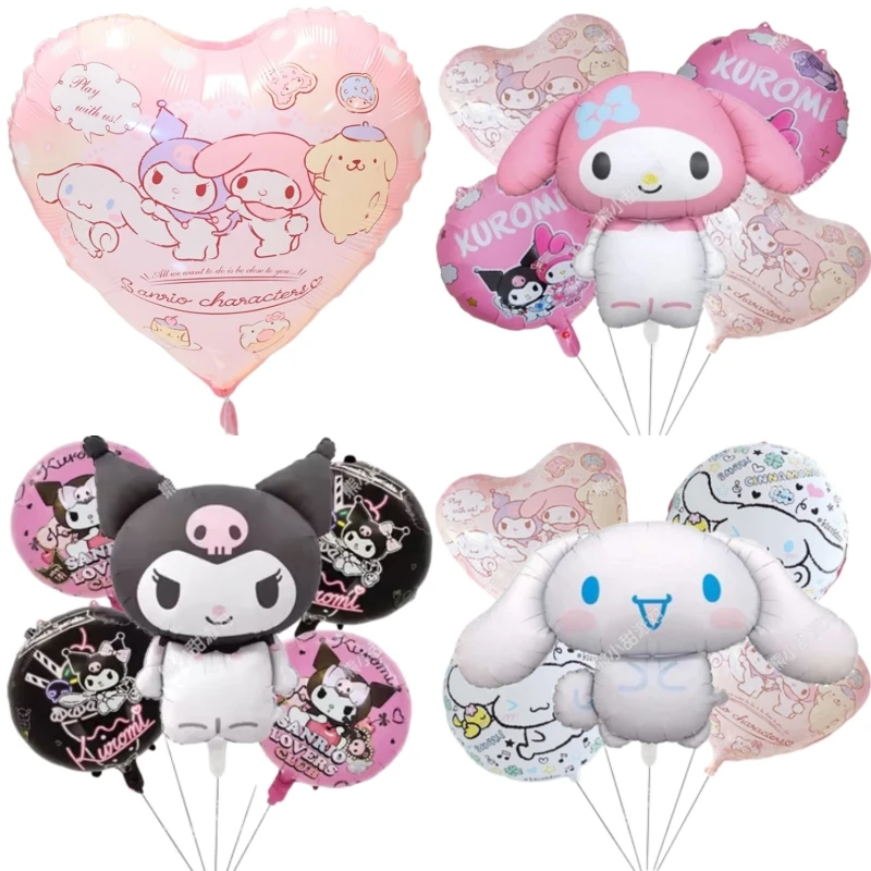 Sanrios Cinnamoroll Kuromi My Melody Anime Kawaii Balloon Wedding ...